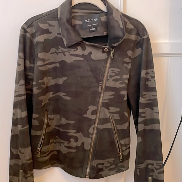 Sanctuary | Jackets & Coats | Sanctuary Suede Camo Jacket | Poshmark